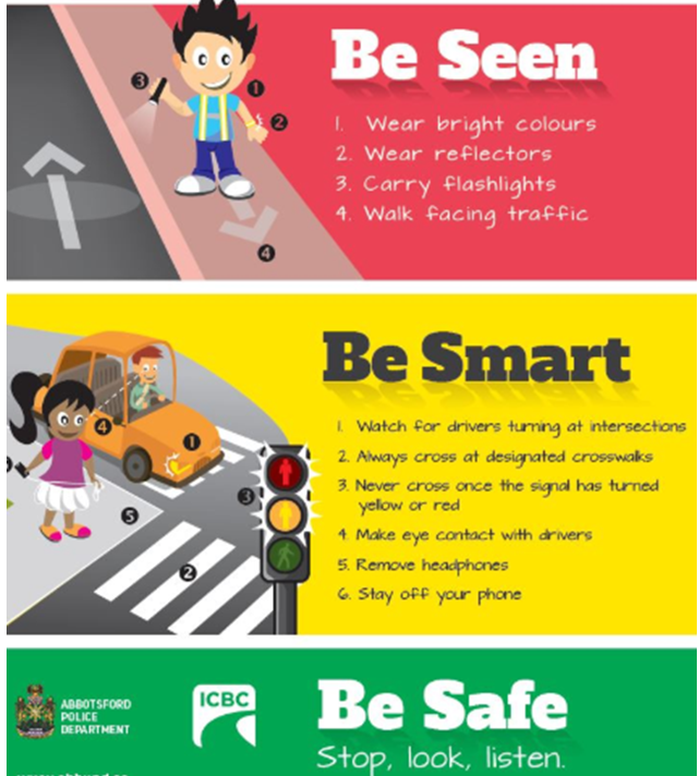 Study the Be Seen, Be Smart, Be Safe Tips – EZ Ride | New Jersey ...