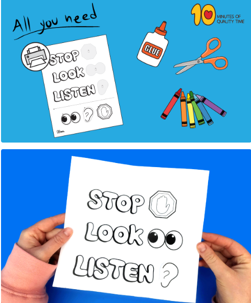 Stop, Look and Listen Craft Page – EZ Ride | New Jersey Shuttle ...