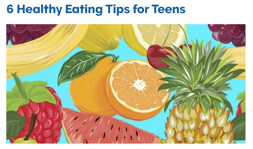 Healthy Eating Tips for Teens – EZ Ride | New Jersey Shuttle Transportation