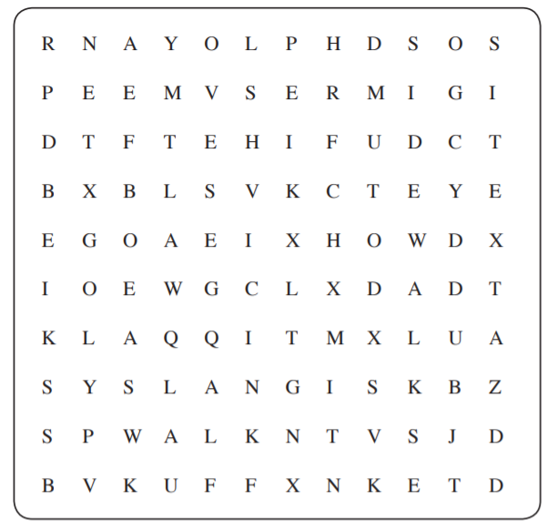 Pedestrian Safety Word Search – EZ Ride | New Jersey Shuttle Transportation