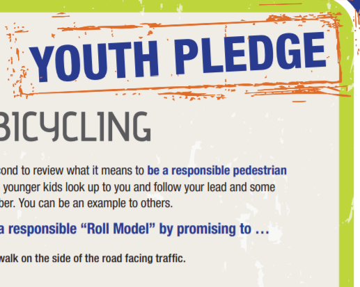Kids Safety Pledge For Walking And Biking – EZ Ride | New Jersey ...