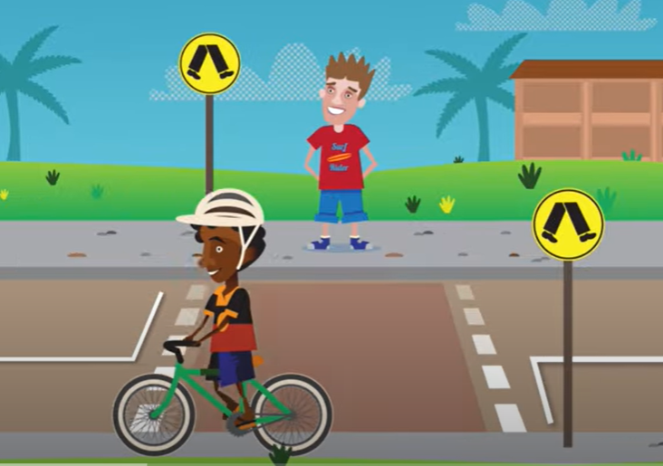 Cartoon Pedestrian Safety For Kids – EZ Ride | New Jersey Shuttle ...