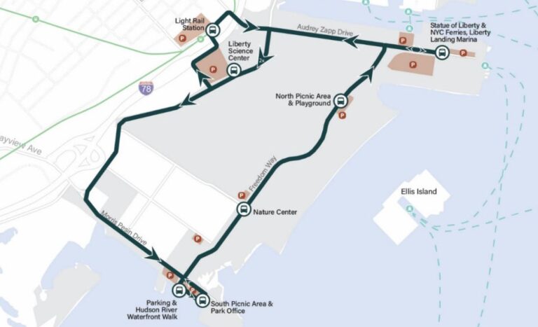 257: Liberty State Park Shuttle – EZ Ride | New Jersey Shuttle ...