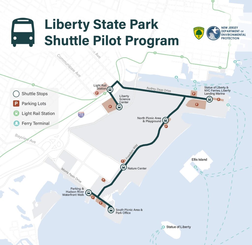 257: Liberty State Park Shuttle – EZ Ride | New Jersey Shuttle ...